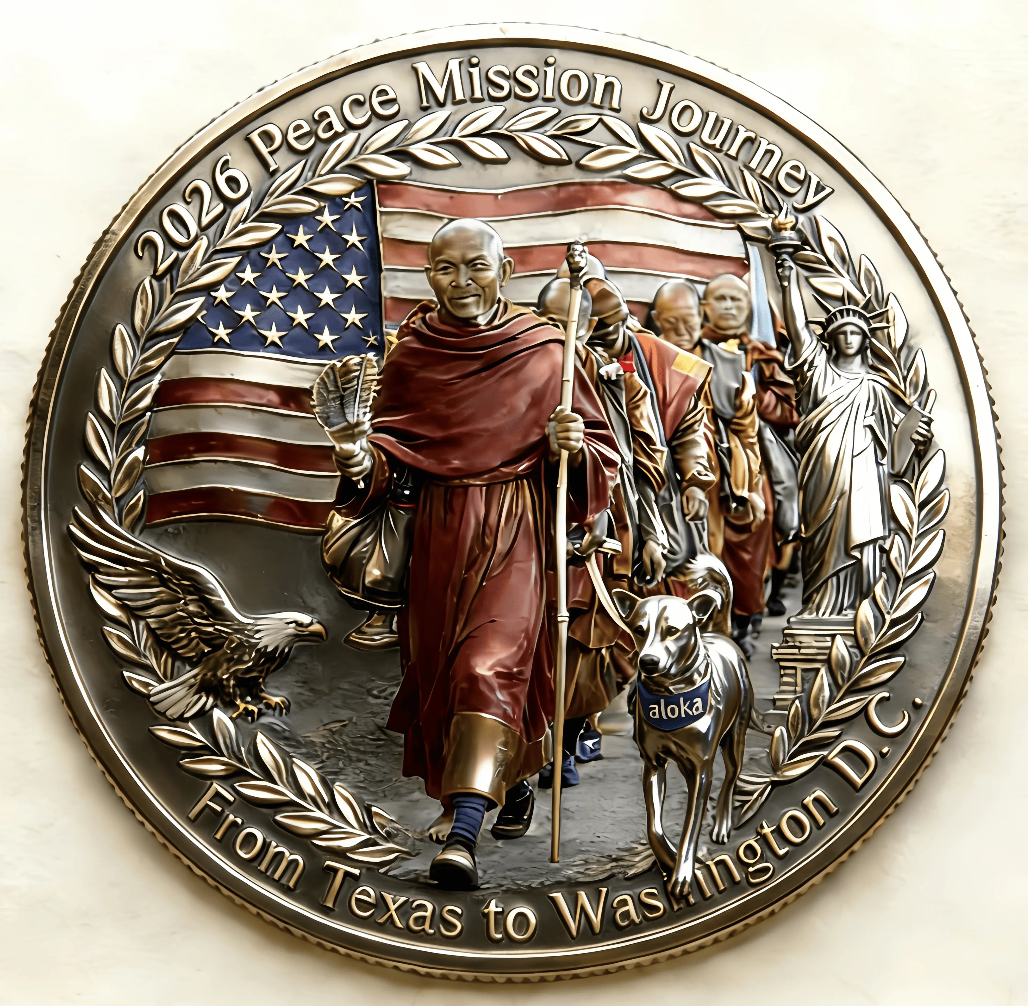🏆New Year 70% OFF - 2026 Peace Mission Journey Commemorative Coin ...